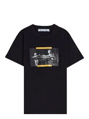 Off-White Caravaggio Painting Short-sleeve Slim Tee /multicolor - Black