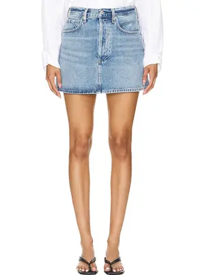 Citizens Of Humanity Ramona Mini Denim Skirt - Fiesta