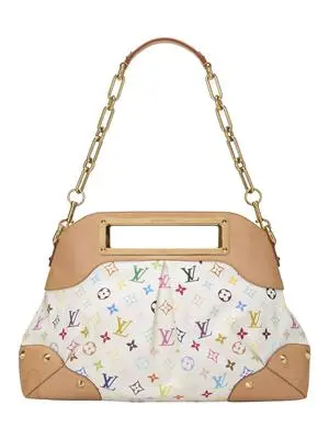 LOUIS VUITTON Louis Vuitton Takashi Murakami White Monogram Multicolore Judy GM