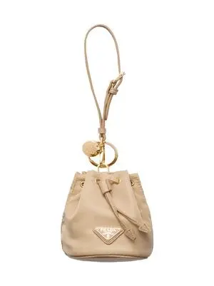 Prada Re-edition 1978 Re-nylon Keychain Pouch - Cammello