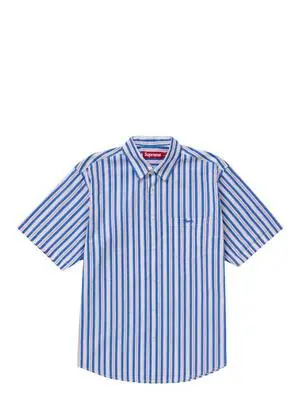 SUPREME Loose Fit Stripe Short Sleeve Shirt