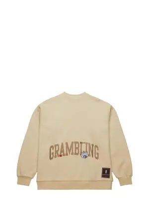 TRAVIS SCOTT X Mitchell & Ness Grambling Tigers Pullover Sweatshirt - Tan