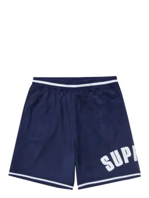 Supreme Ultrasuede Mesh Short Navy