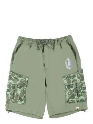 A BATHING APE X New Balance Shorts - Olive