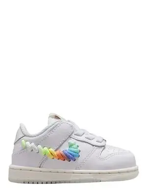 Nike Dunk Low Se Rainbow Lace Swoosh - White