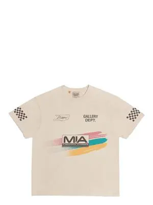 GALLERY DEPT. X Miami International Autodrone Miami Grand Prix Mia Merch Tee Shirt - Archival White