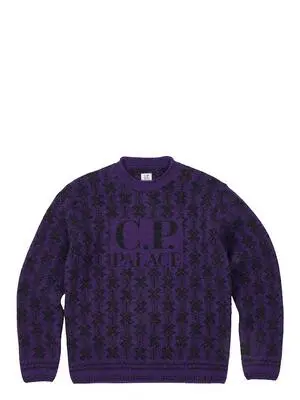 PALACE C.p. Company Lambswool Knit - Purple