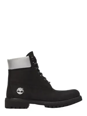 Timberland 6" Boots - Black/silver