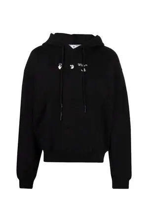 Off-White Marker Over Hoodie - Black