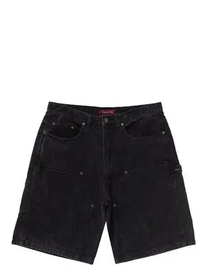 Supreme Washed Corduroy Double Knee Painter Short - Black