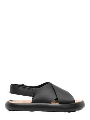 Camper Pelotas Flota Leather Sandals - Black