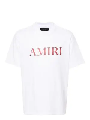 Amiri Logo-print Cotton T-shirt - White
