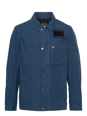 Barbour Workers Cotton Shirt Jacket - Blue