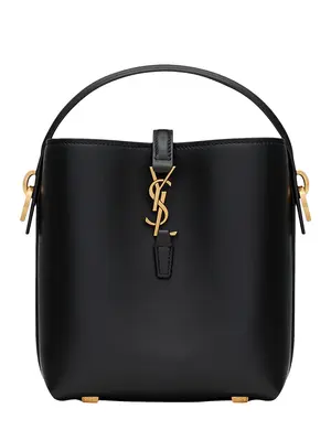 Saint Laurent Le 37 Leather Shoulder Bag - Black