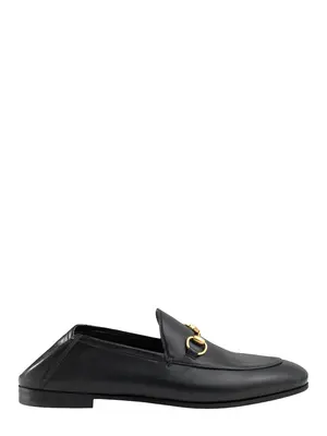 Gucci Leather Horsebit Loafer - Black