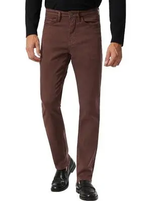 34 Heritage Charisma Relaxed Straight Leg Twill Pants - Mahogany Twill