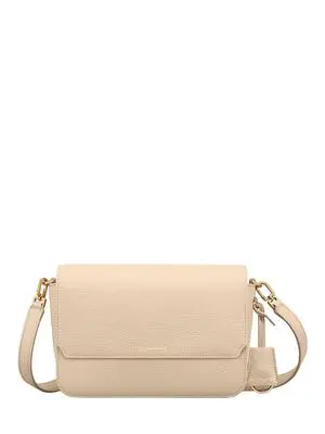MAISON DE SABRE Leather Flap Bag - Saharan Nude