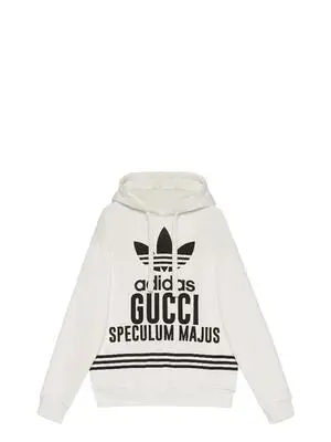 Gucci X Adidas Hooded Sweatshirt - White