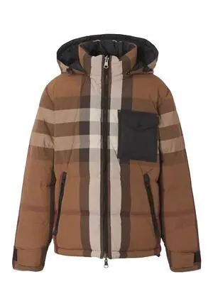 Burberry Nylon Puffer Jacket - Dark Birch Brown
