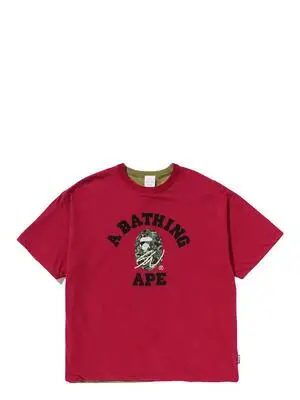A BATHING APE X Sean Wotherspoon Reversible Tee Shirt - Burgundy