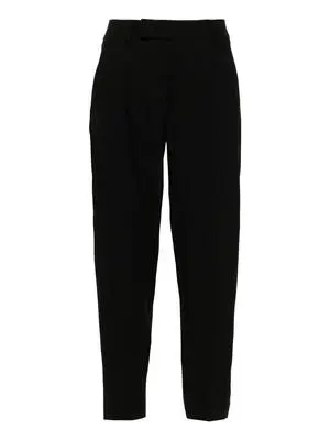 PT TORINO Tailored Crepe Trousers - Black