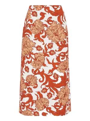 La DoubleJ La DoubleJ High-Waisted Pencil Skirt White
