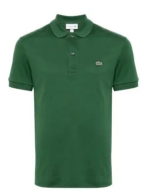 LACOSTE Logo-patch Jersey Polo Shirt