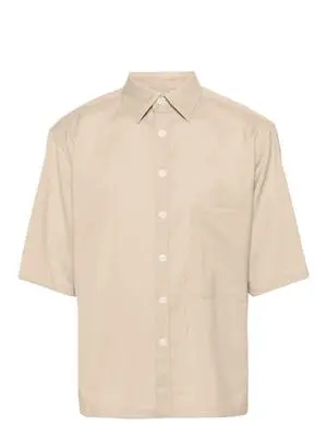COSTUMEIN Stefano Chest-pocket Short-sleeve Shirt - Neutrals