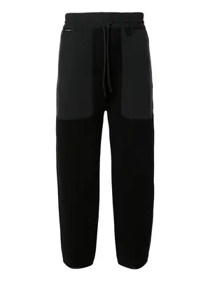 Moncler Tricot Cotton Track Pants - Black
