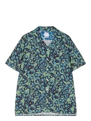 Paul Smith Bold Florals Shirt - Blue