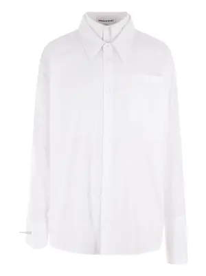 JORDANLUCA Clover Layered Shirt - White