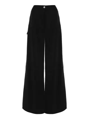 Theory Carpenter Wide-leg Trousers - Black