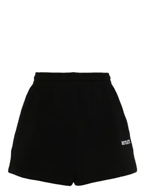 Remain Birger Christensen Logo-embroidered Track Shorts - Black