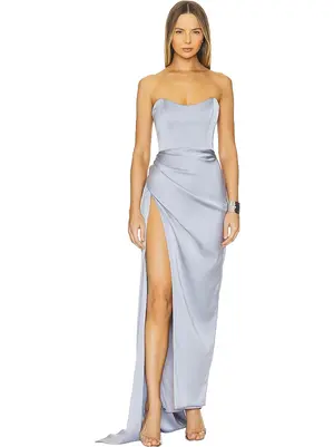Katie May Bita Gown Periwinkle