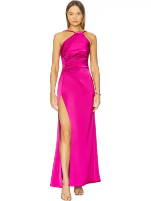 Katie May Zahra Gown - Pink Peacock