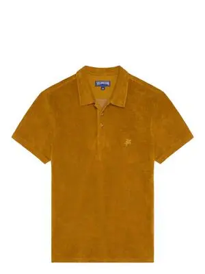 Vilebrequin Terry Polo Shirt Solid - Mud