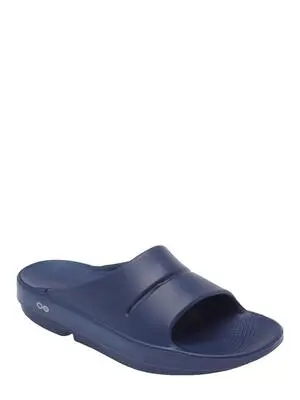 OOFOS Ooaah Slide Sandal - Navy