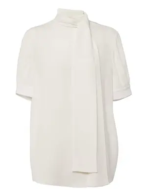 Valentino Garavani Silk Georgette Blouse - White