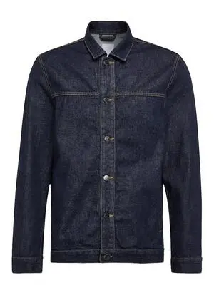 Sunspel Denim Trucker Jacket - Blue
