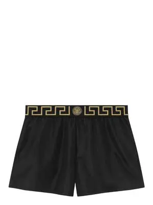 Versace Greca Medusa Swim Shorts - Black