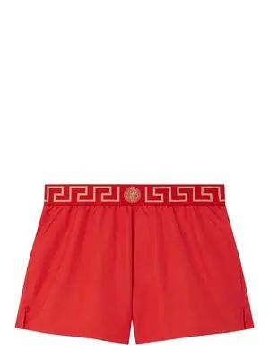 Versace Greca Medusa Swim Shorts - Red