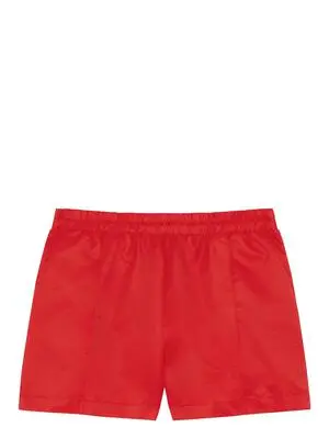 Staud Taurus Shorts Red Rose