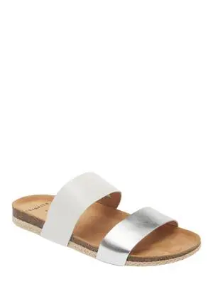 FRANKIE4 FRANKIE4 Maria III Slide Sandal White/silver