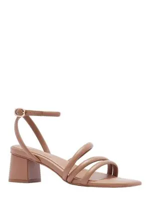 FRANKIE4 Ramsay Leather Block Heel Sandal - Clay