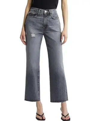 FRAME Le Jane High-waisted Wide Leg Jeans - Zurich