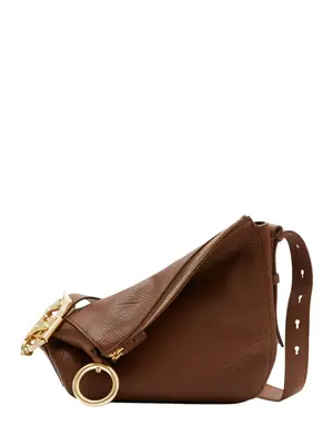 Burberry Knight Leather Tote - Brown