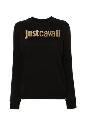 Just Cavalli Logo-print Sweatshirt - Black