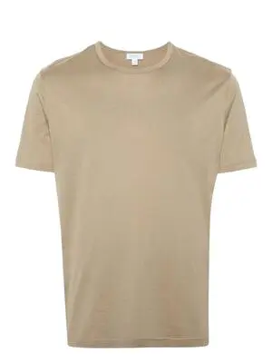 Sunspel Crew-neck Cotton T-shirt - Neutrals