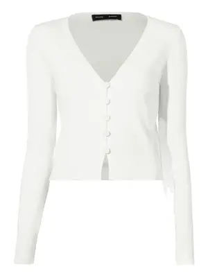 Proenza Schouler Addie Cardigan - White