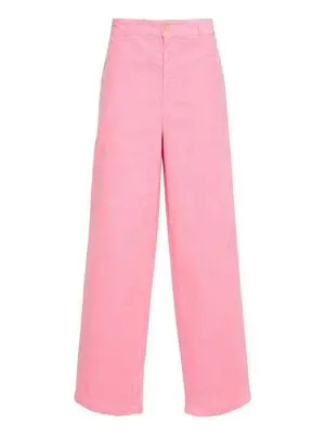 Acne Studios Straight-leg Corduroy Trousers - Pink